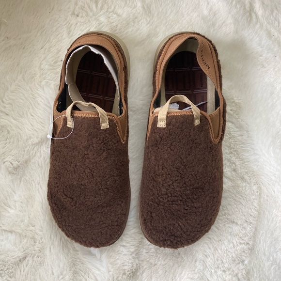 Merrell | Shoes | Merrell Hut Moc Cocoa Cocoa Sherpa Slipon Slipper ...
